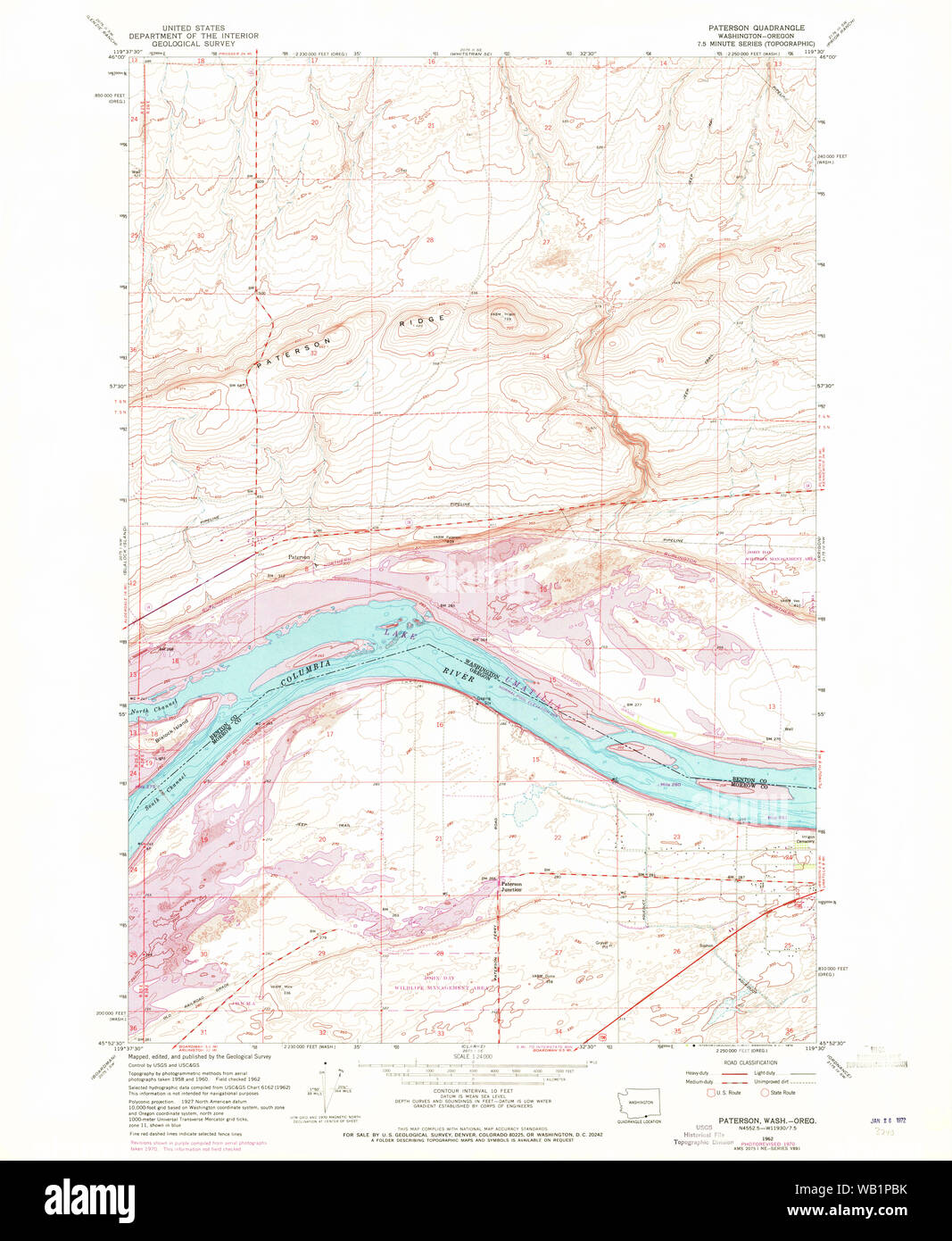 Map of paterson hi-res stock photography and images - Alamy