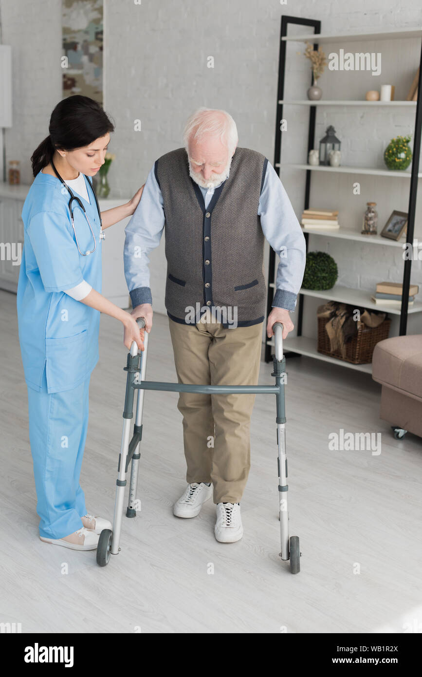 Retired man walking hi-res stock photography and images - Alamy