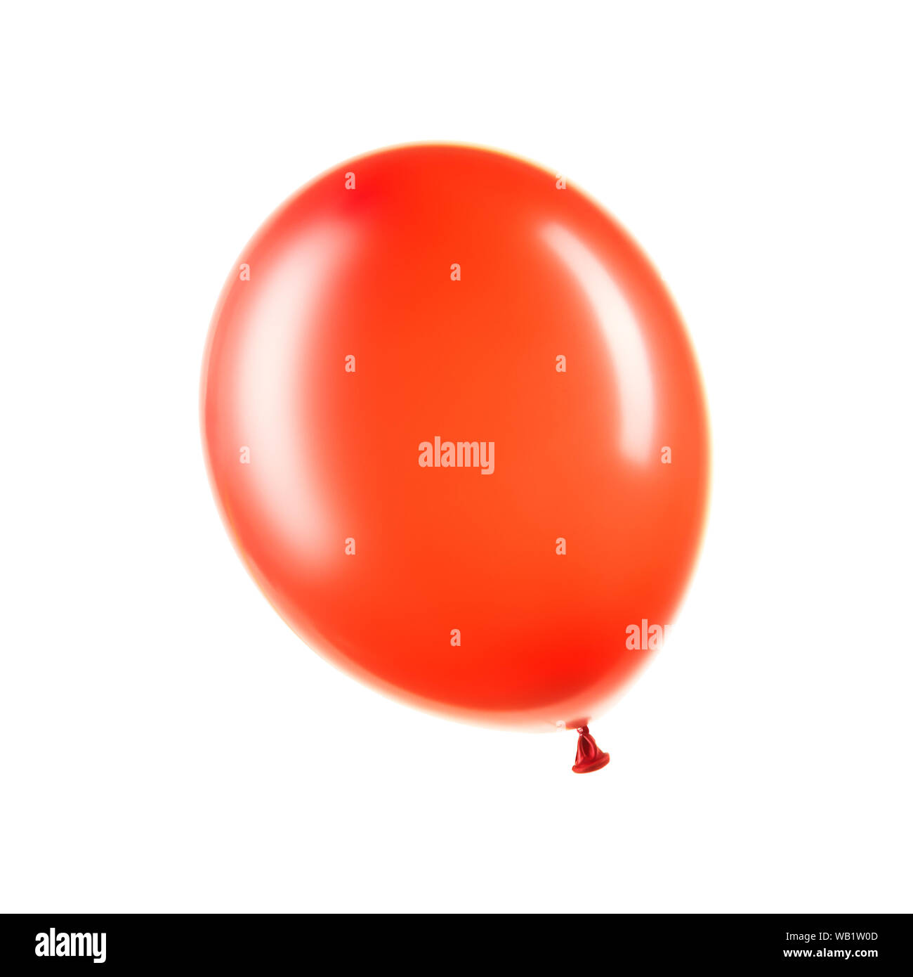 Single red helium balloon, element of decorations Stock Photo - Alamy