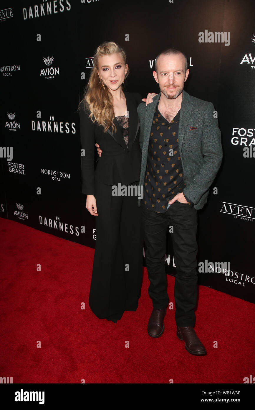 Hollywood, CA, USA. Natalie Dormer, Anthony Byrne at "In Darkness" Los ...