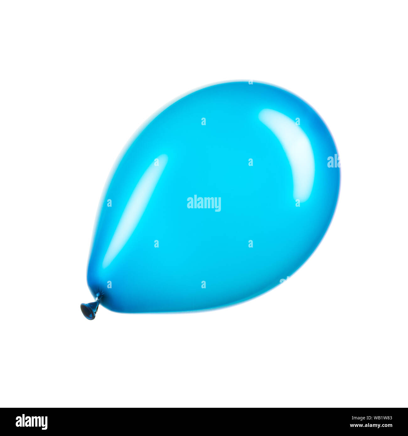 Single blue helium balloon, element of decorations Stock Photo - Alamy
