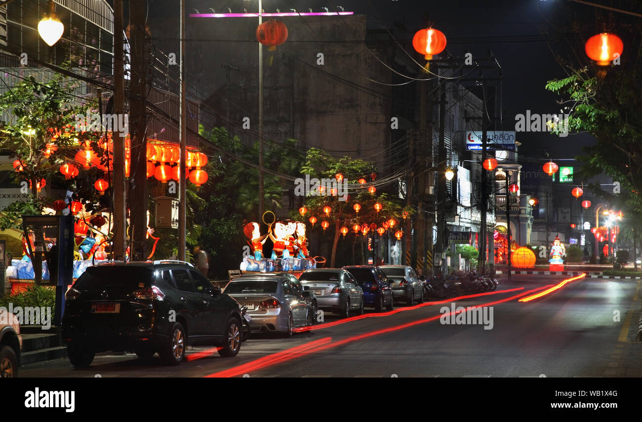 Phuket town street view hi-res stock photography and images - Alamy