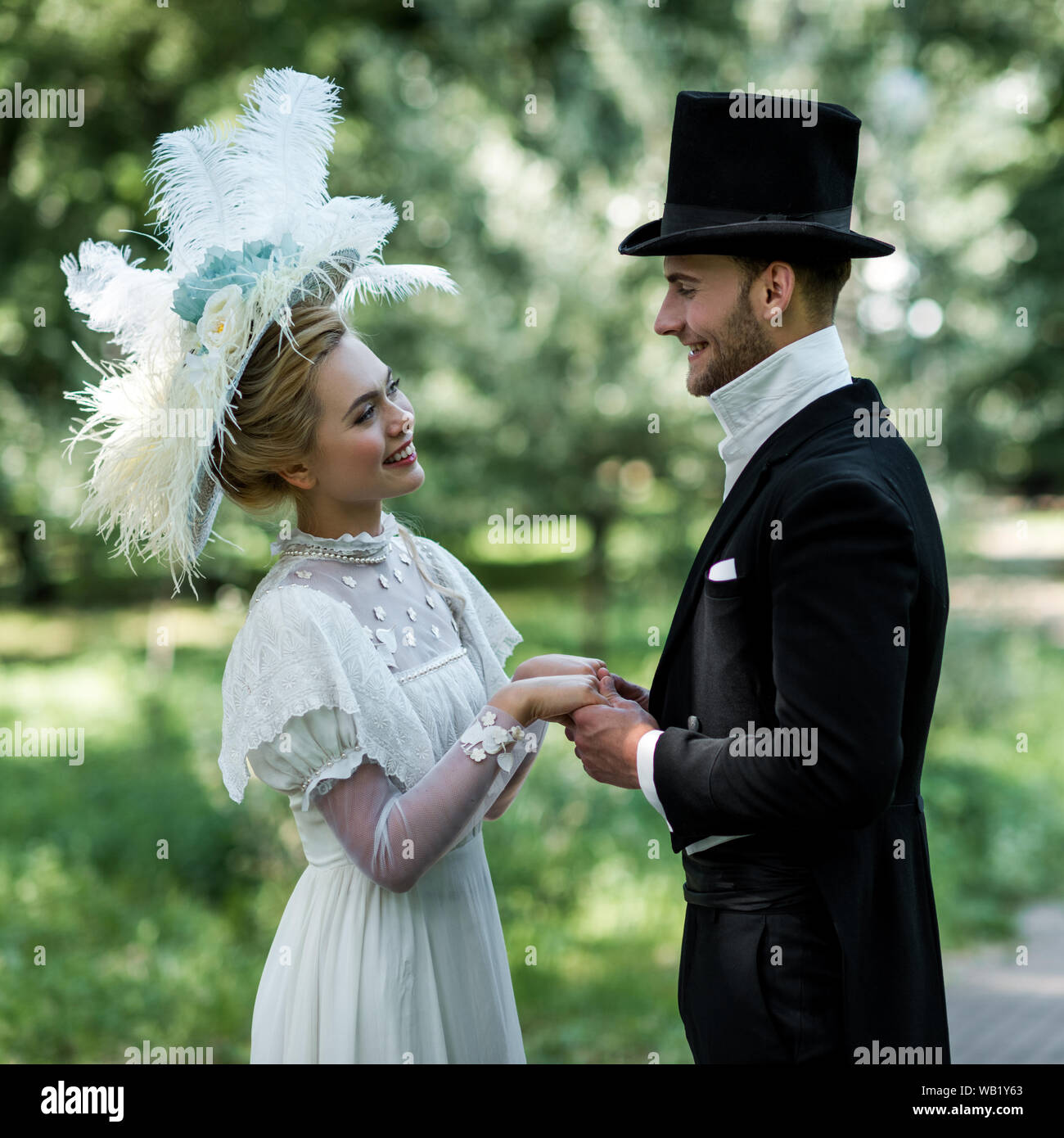 Victorian suit smile hi-res stock photography and images - Alamy