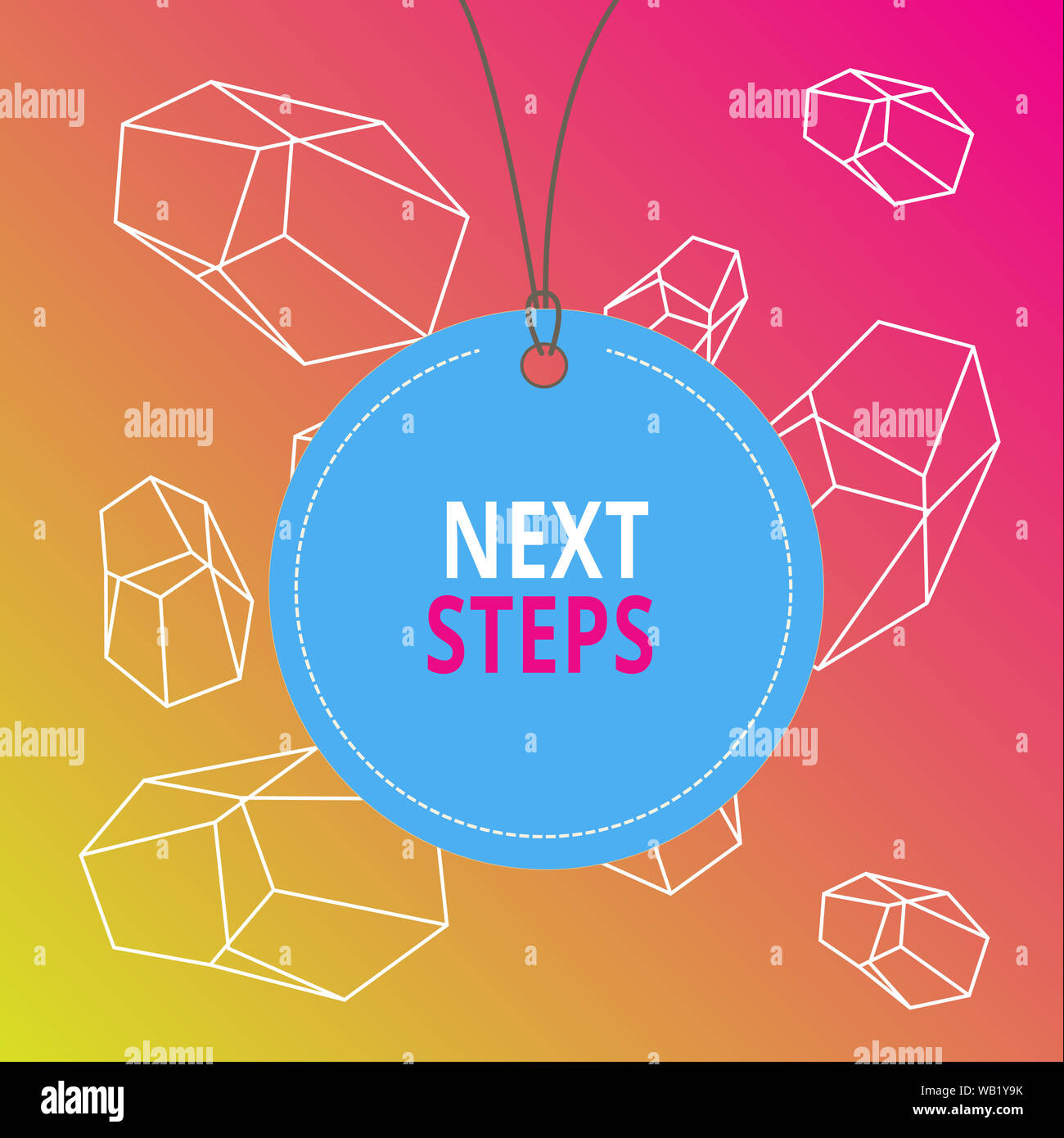 Word writing text Next Steps. Business photo showcasing something you ...