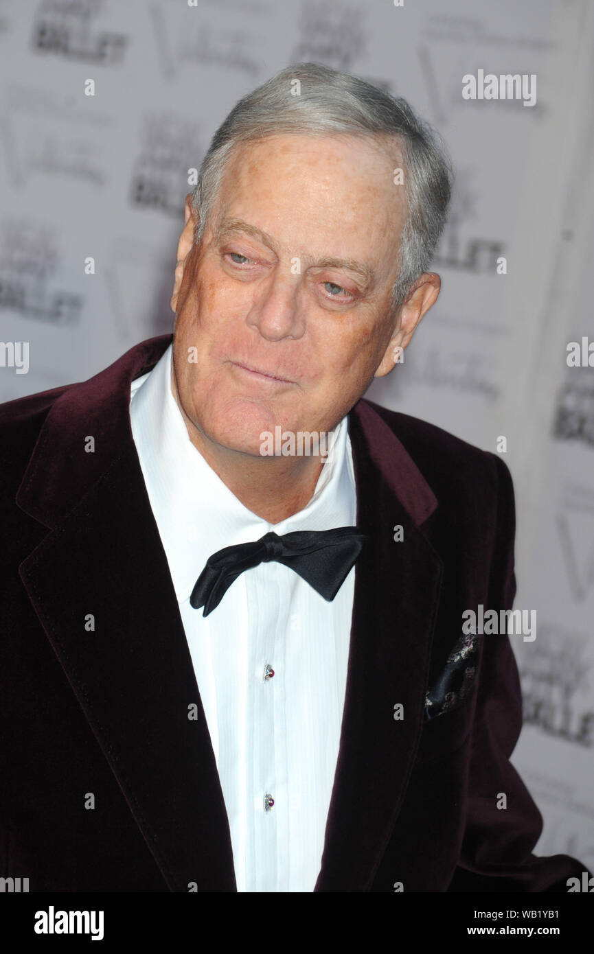 ***FILE PHOTO*** Billionaire Conservative David Koch Has Passed Away At ...