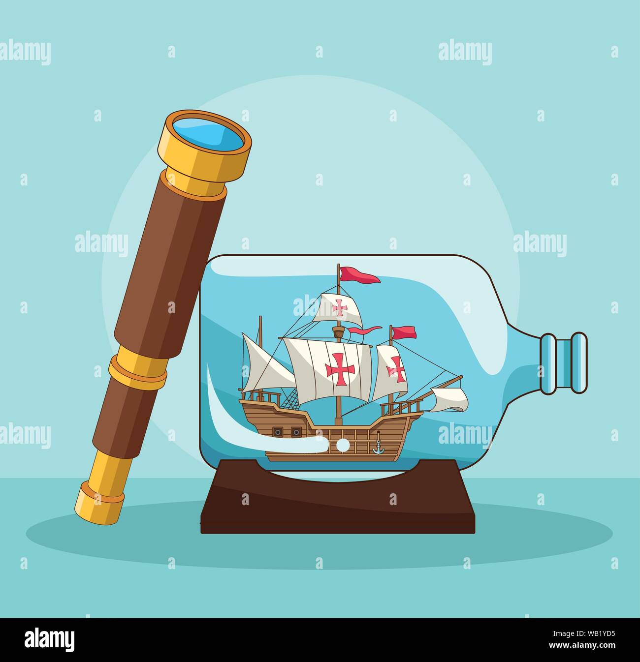 Antique sea navigation tools cartoons Stock Vector Image & Art - Alamy