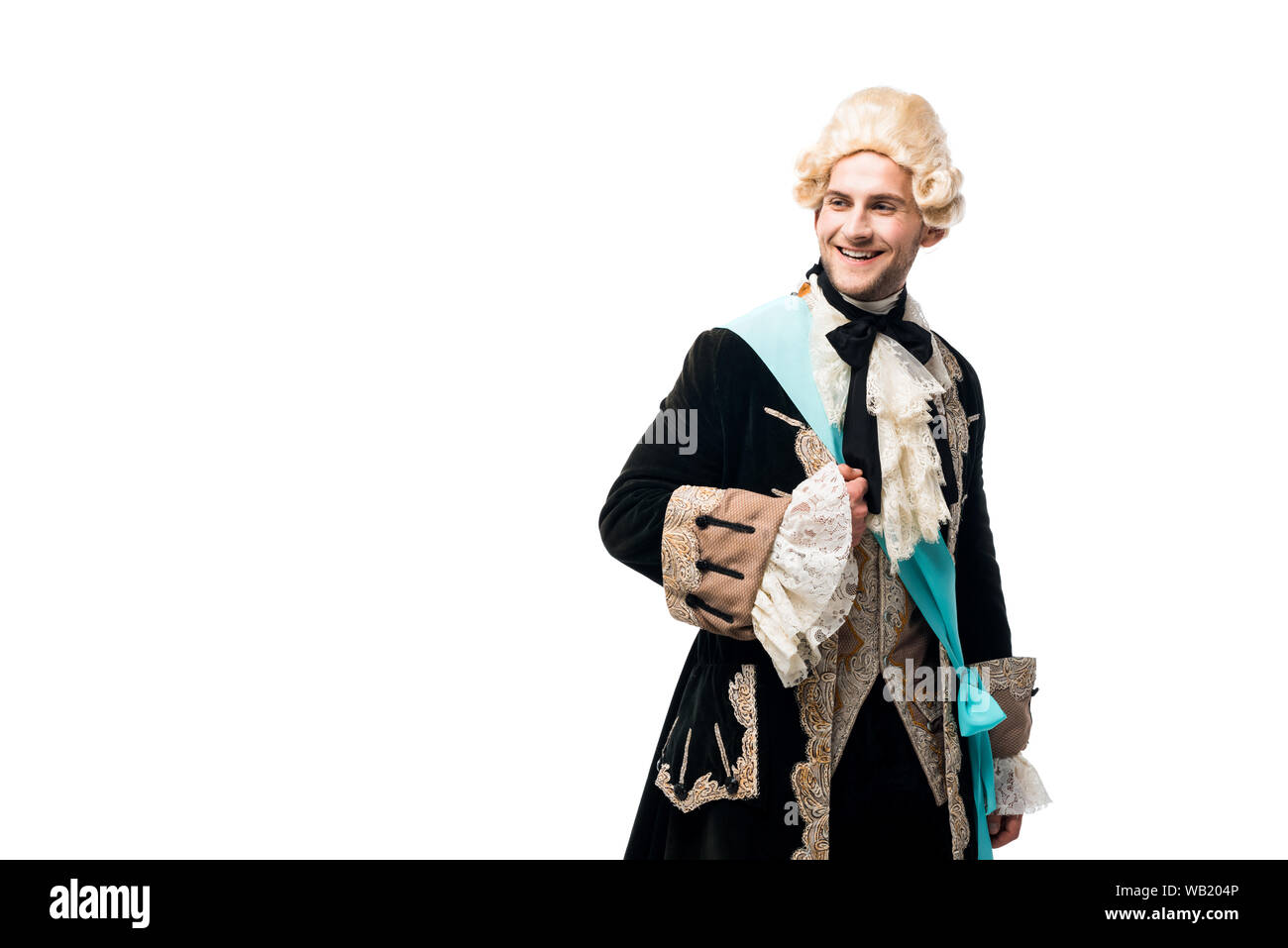 Victorian man in wig hi-res stock photography and images - Alamy