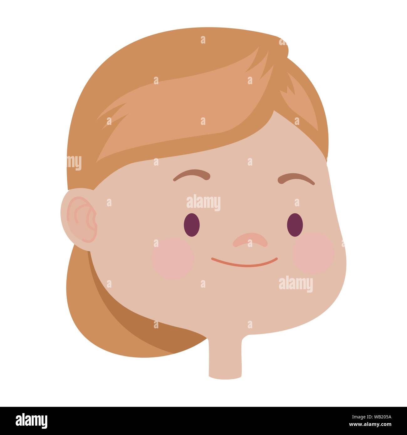 Happy kid smiling face cartoons Stock Vector Image & Art - Alamy
