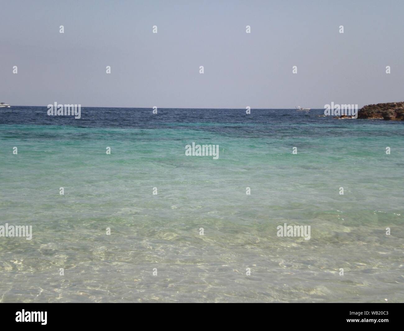 Blue And Crystal Clear Waters In A Paradise Place As Is The Island Of ...