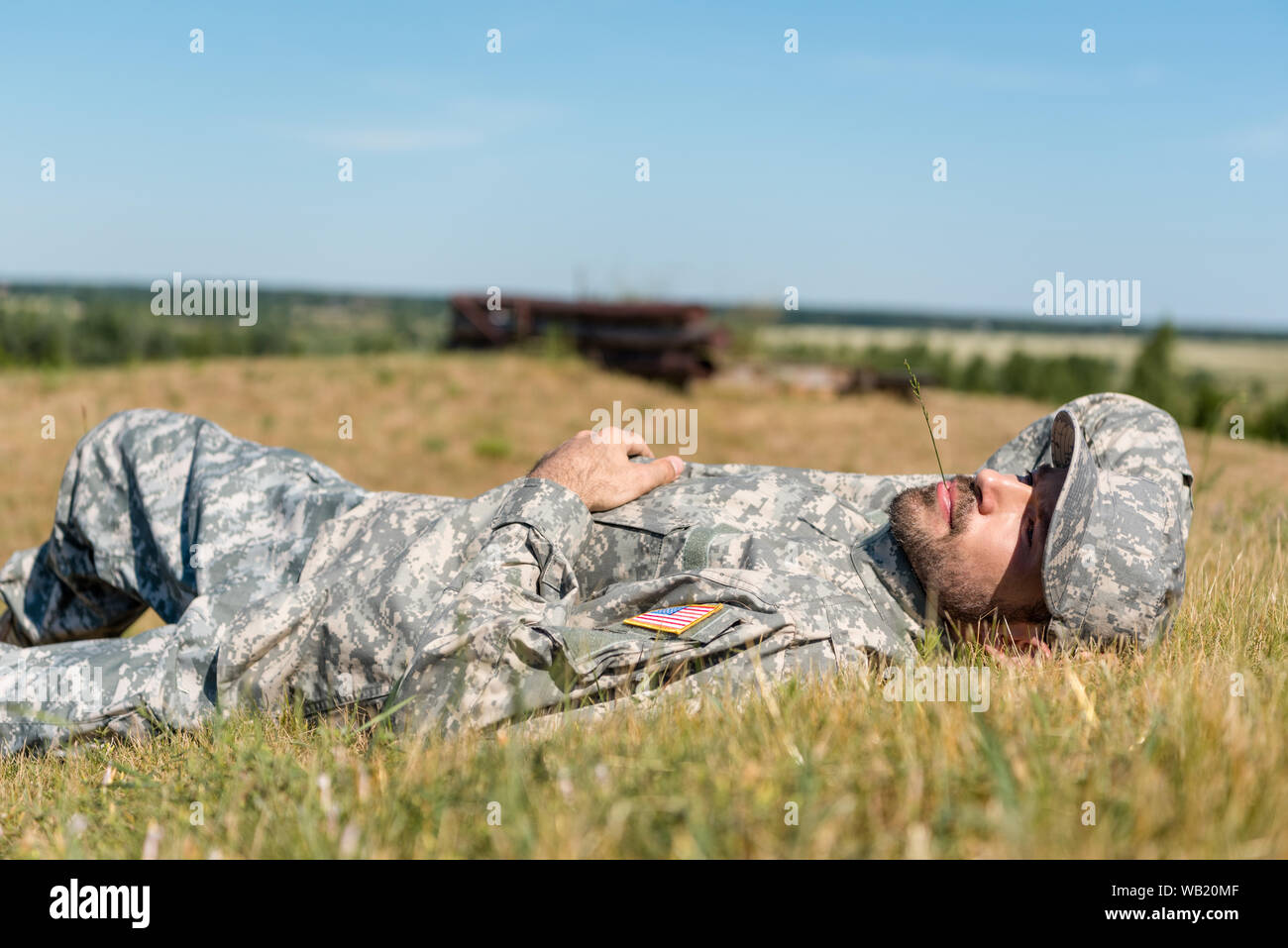 Cheerful soldier hi-res stock photography and images - Alamy