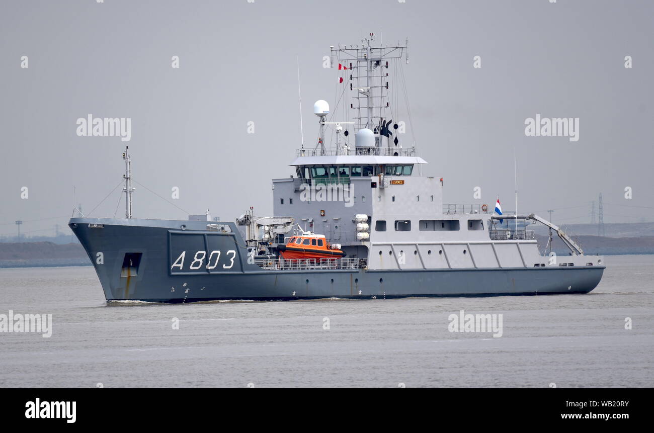 HNLMS Luymes is a hydrographic survey vessel in the service of the ...