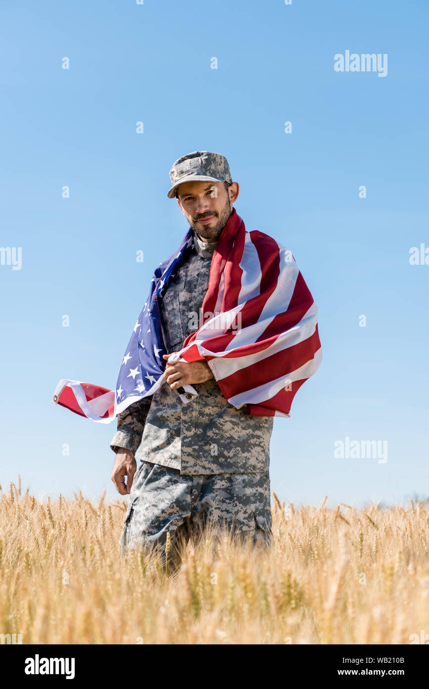 Selective focus handsome soldier hi-res stock photography and images ...