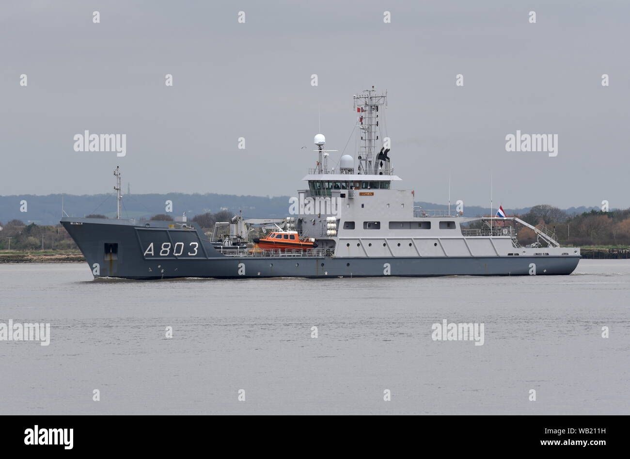 HNLMS Luymes is a hydrographic survey vessel in the service of the ...