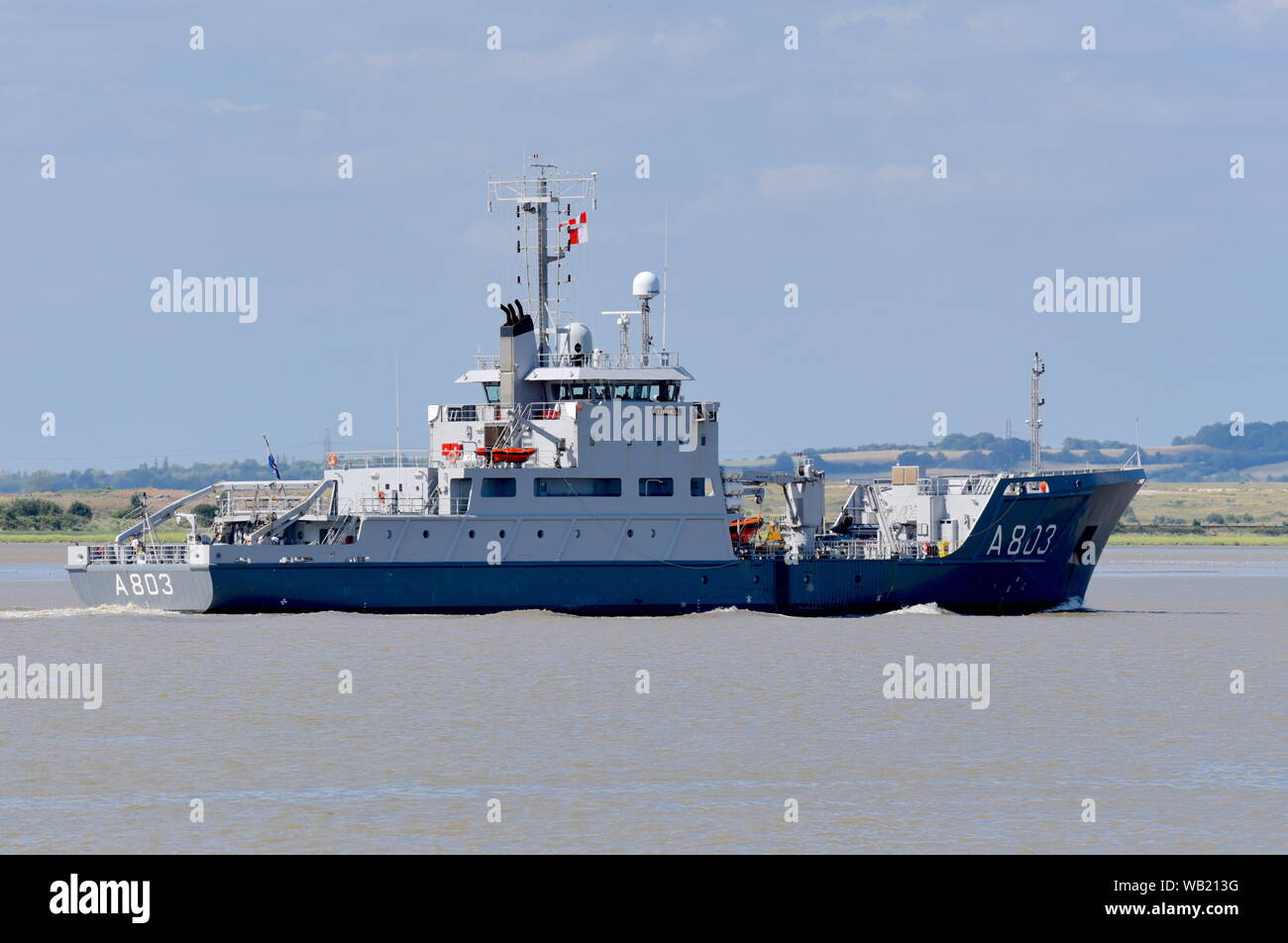 HNLMS Luymes is a hydrographic survey vessel in the service of the ...