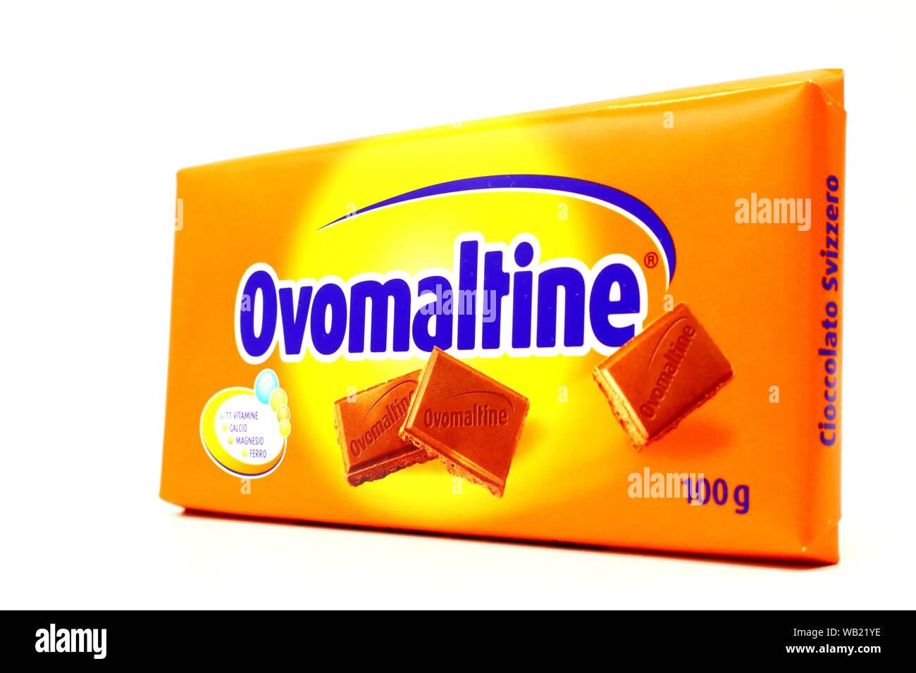 Ovomaltine Chocolate Bar. Ovomaltine is a registered trademark of ...