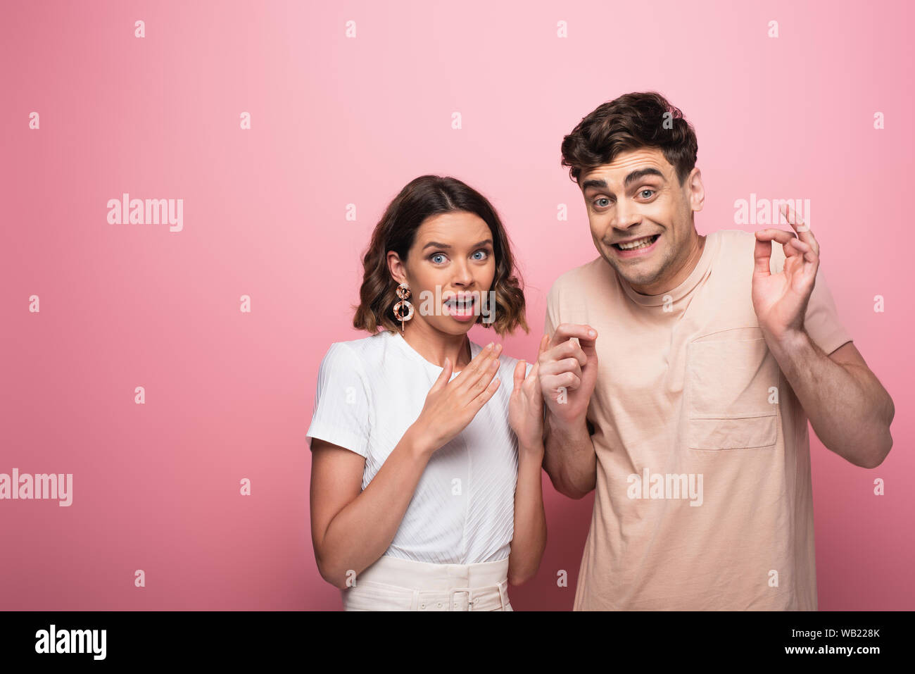 Shut up gestures hi-res stock photography and images - Alamy