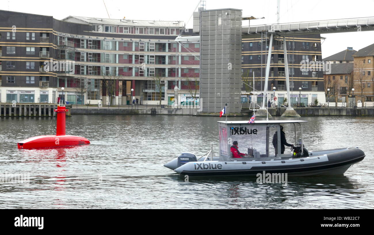 Ocean Futures Forum London, dockside vessel demonstration of the latest ...
