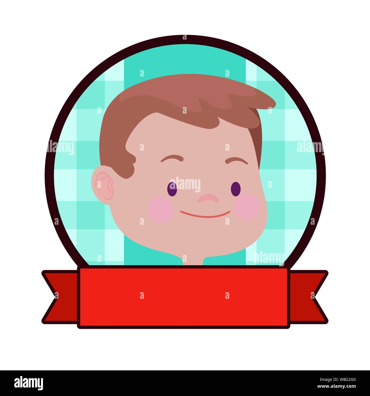 Happy kid smiling face cartoons Stock Vector Image & Art - Alamy