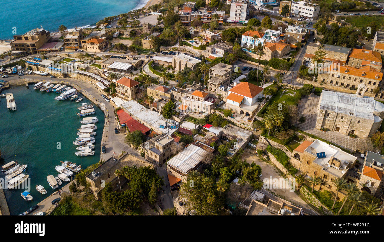 Jbeil Marina, Byblos, Lebanon Stock Photo - Alamy