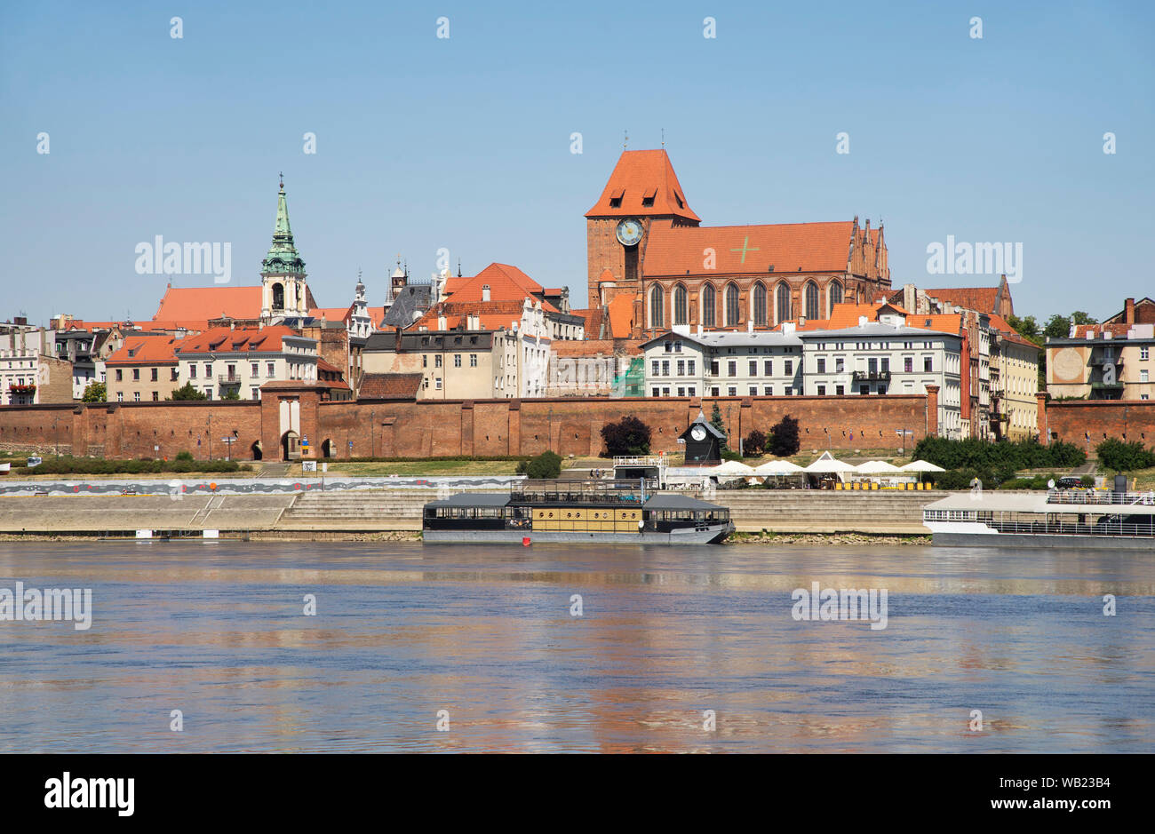 Panoramic view of Torun. Poland Stock Photo - Alamy