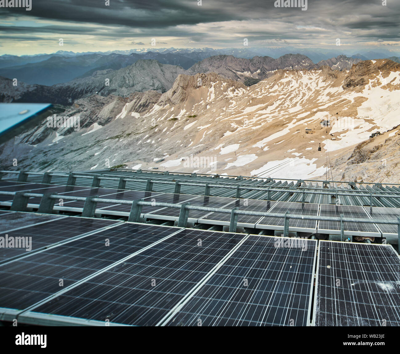 Alpine photovoltaic solar power plant hi-res stock photography and ...