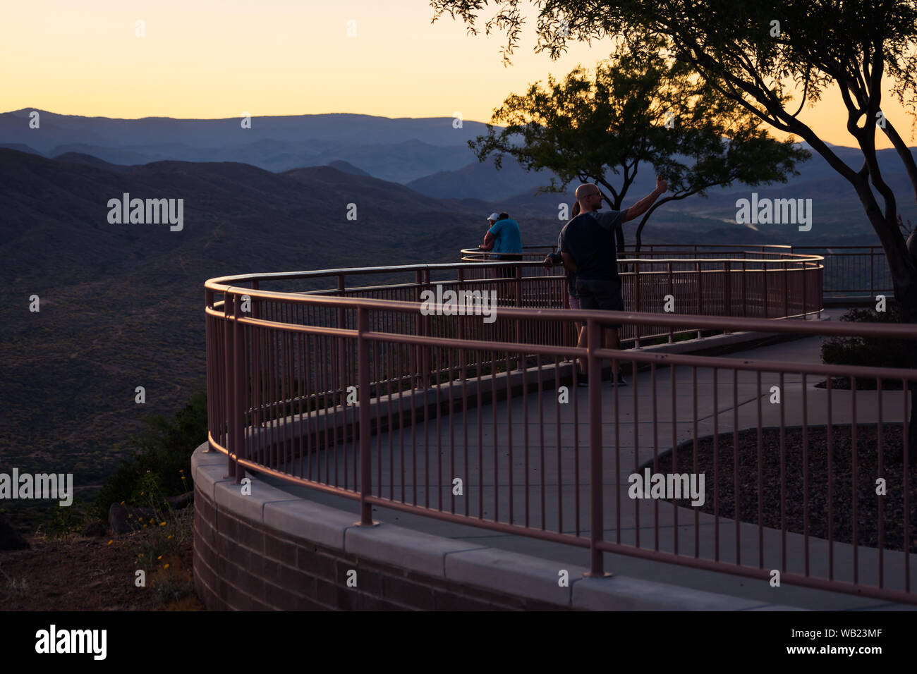 Sunset point rest stop hi-res stock photography and images - Alamy