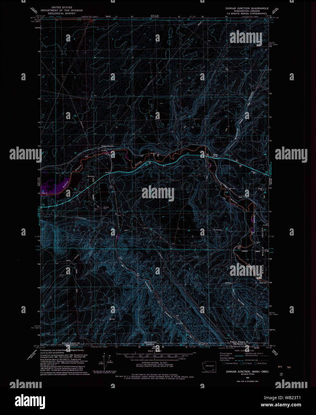 Zangar junction hi-res stock photography and images - Alamy