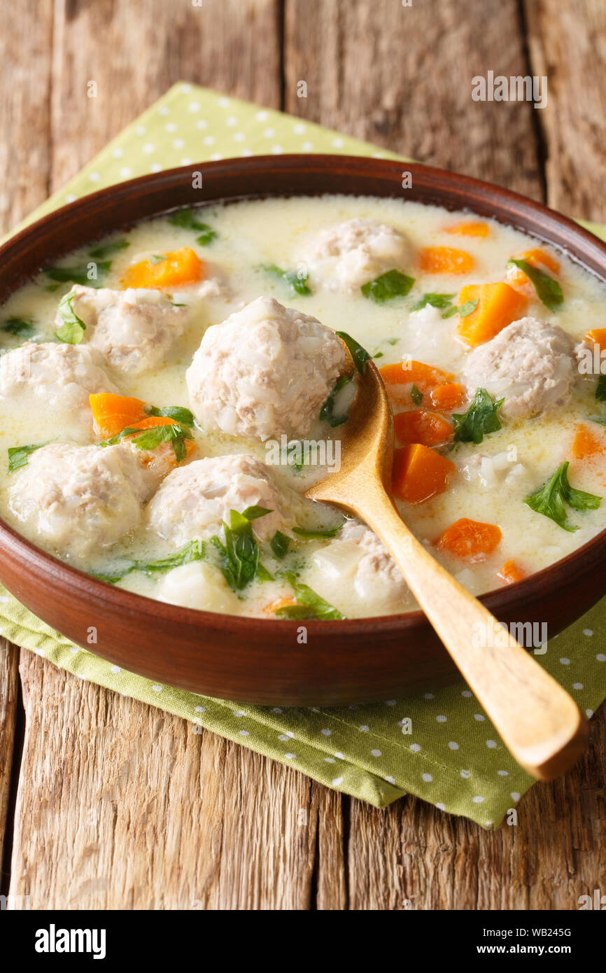 Supa topcheta bulgarian meatball soup hi-res stock photography and ...