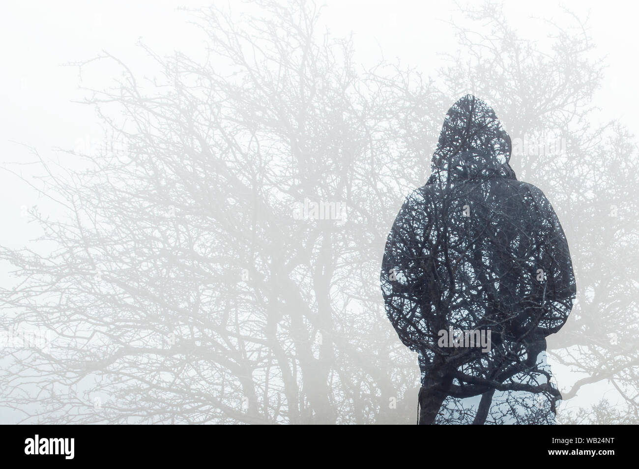 Hooded figure hi-res stock photography and images - Alamy