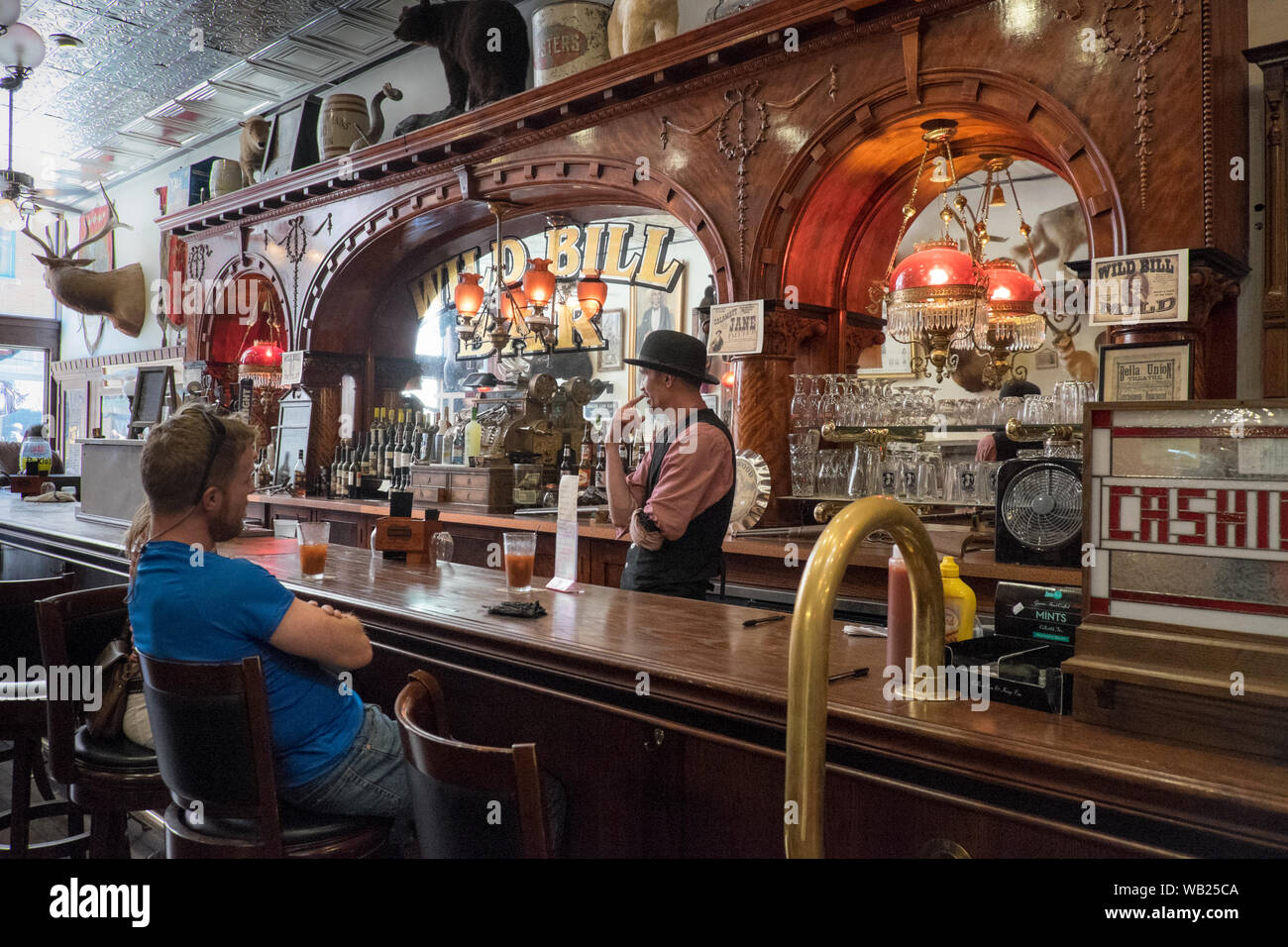 Wild Bill Bar Deadwood South Dakota USA Stock Photo - Alamy