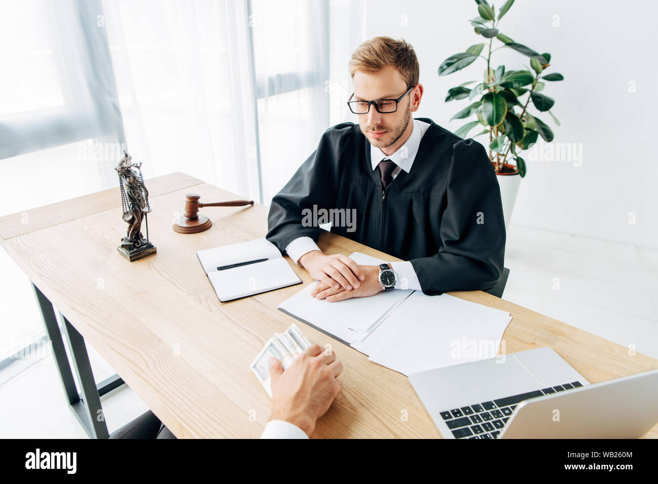 Gesturing sitting communication authority hi-res stock photography and ...