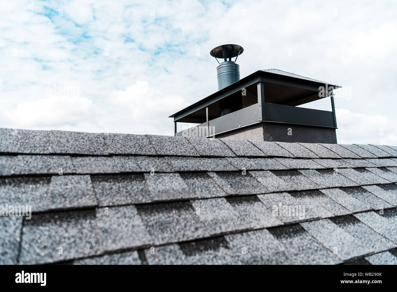 Modern chimney hi-res stock photography and images - Alamy