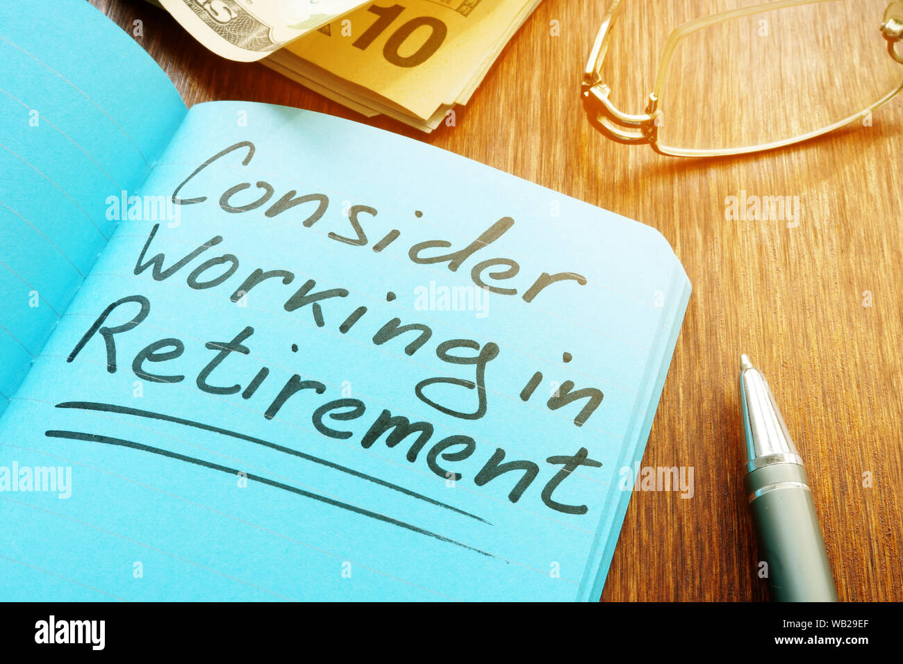 Work retirement sign hi-res stock photography and images - Alamy
