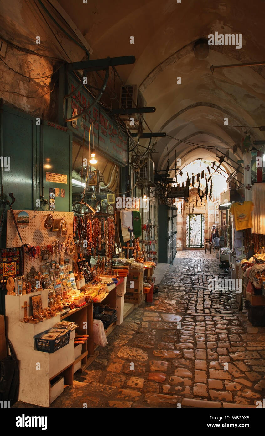 Old street in Jerusalem. Israel Stock Photo - Alamy