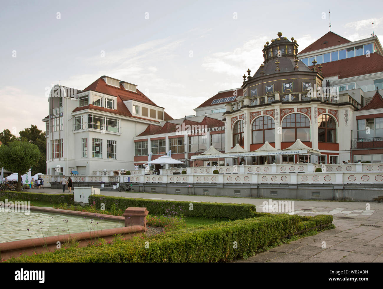 Resort house - Spa and Conference Center in Sopot. Poland Stock Photo ...
