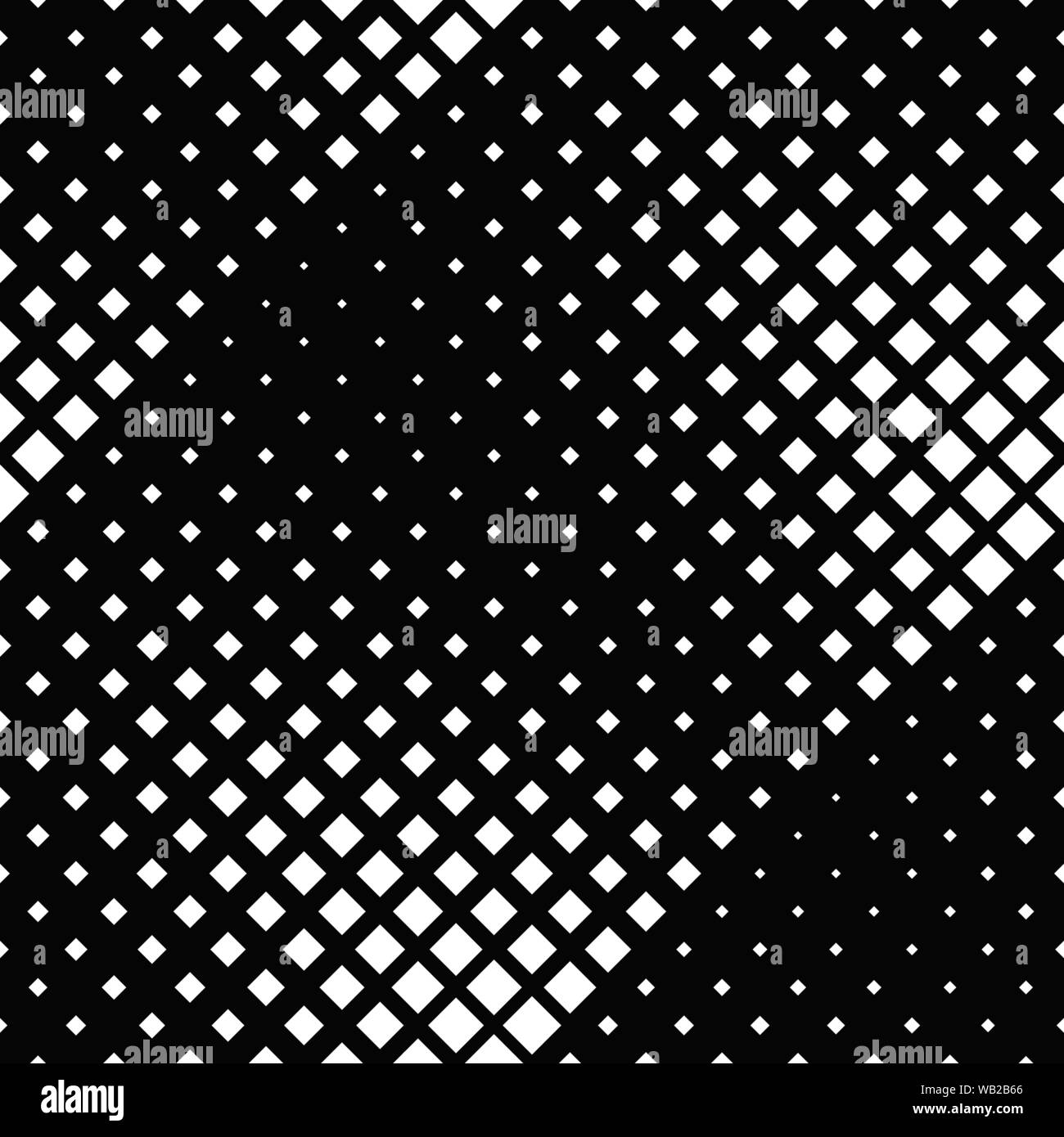 Geometrical square pattern background design - black and white abstract vector graphic Stock ...