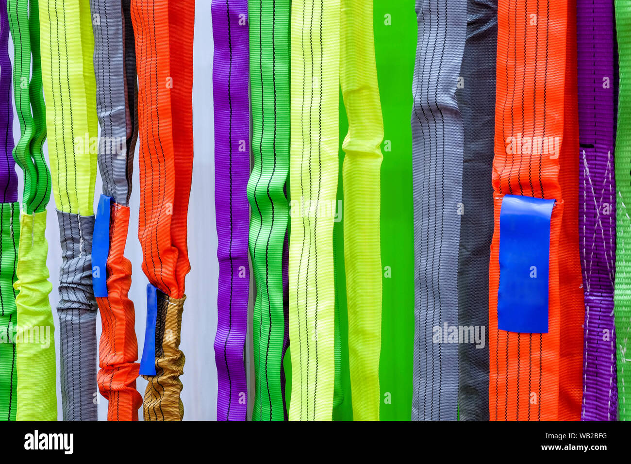 Multicolored of safety sling, Sling for industrial use during safety on ...