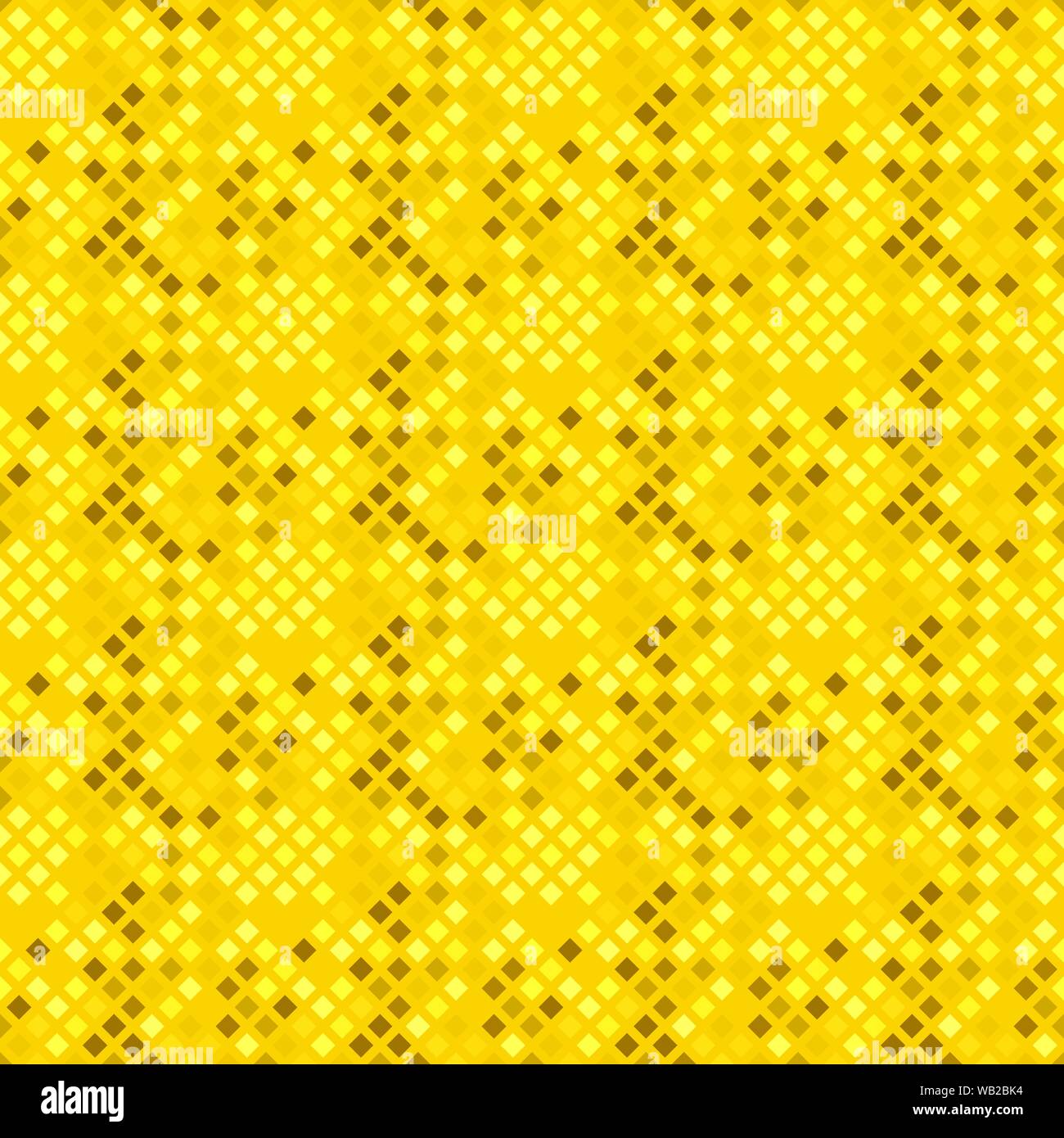 Seamless Abstract Geometrical Square Pattern Background Golden Vector