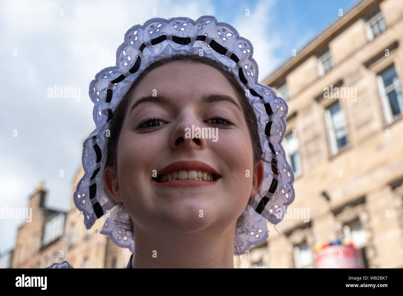 Edinburgh, Scotland, UK. 23rd August, 2019. A performer on The Royal ...