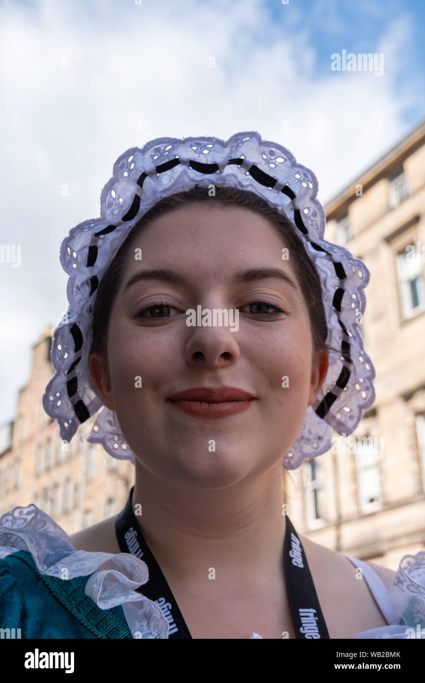 Edinburgh, Scotland, UK. 23rd August, 2019. A performer on The Royal ...