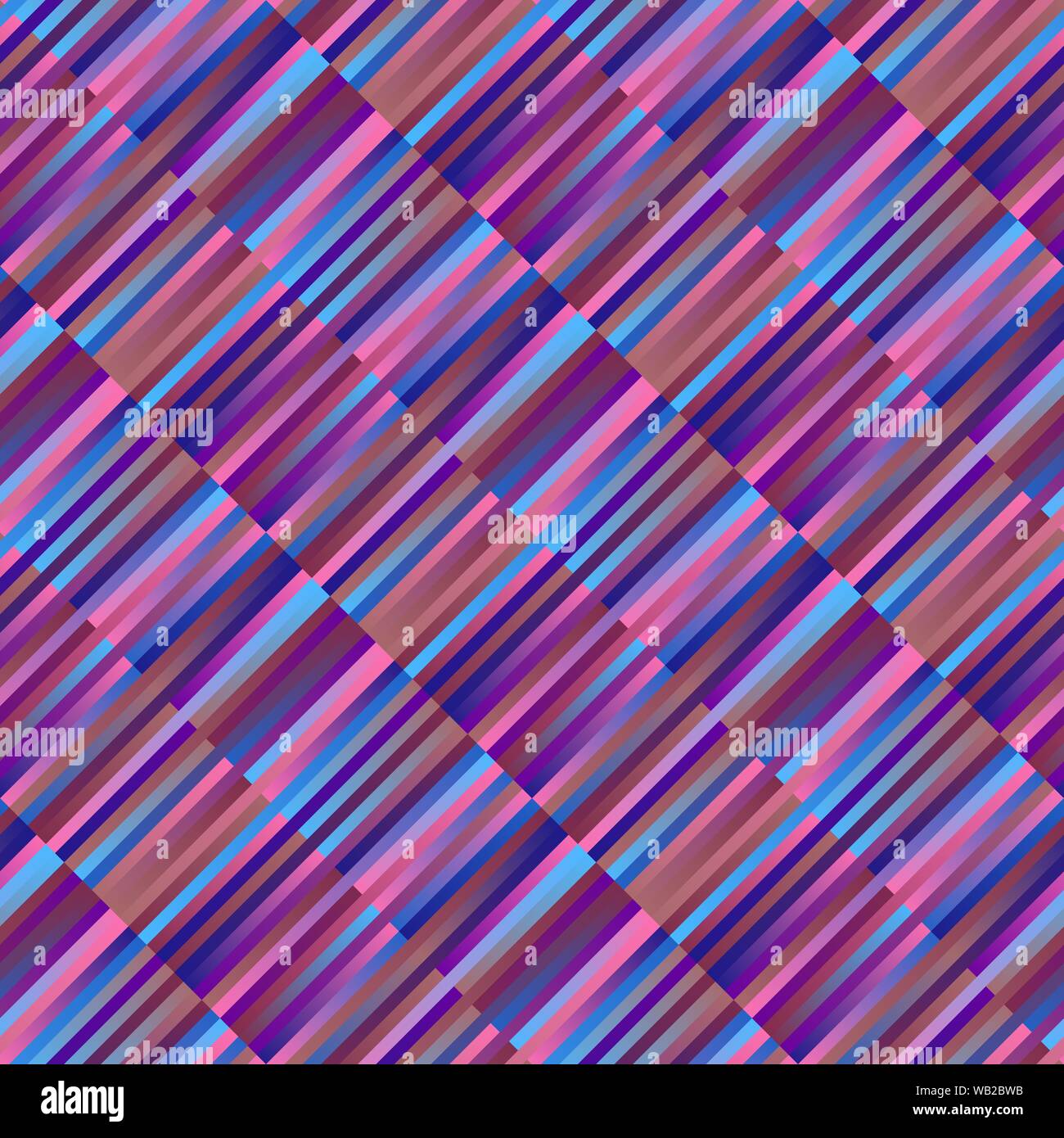 Seamless geometrical stripe pattern background - abstract vector graphic from diagonal ...