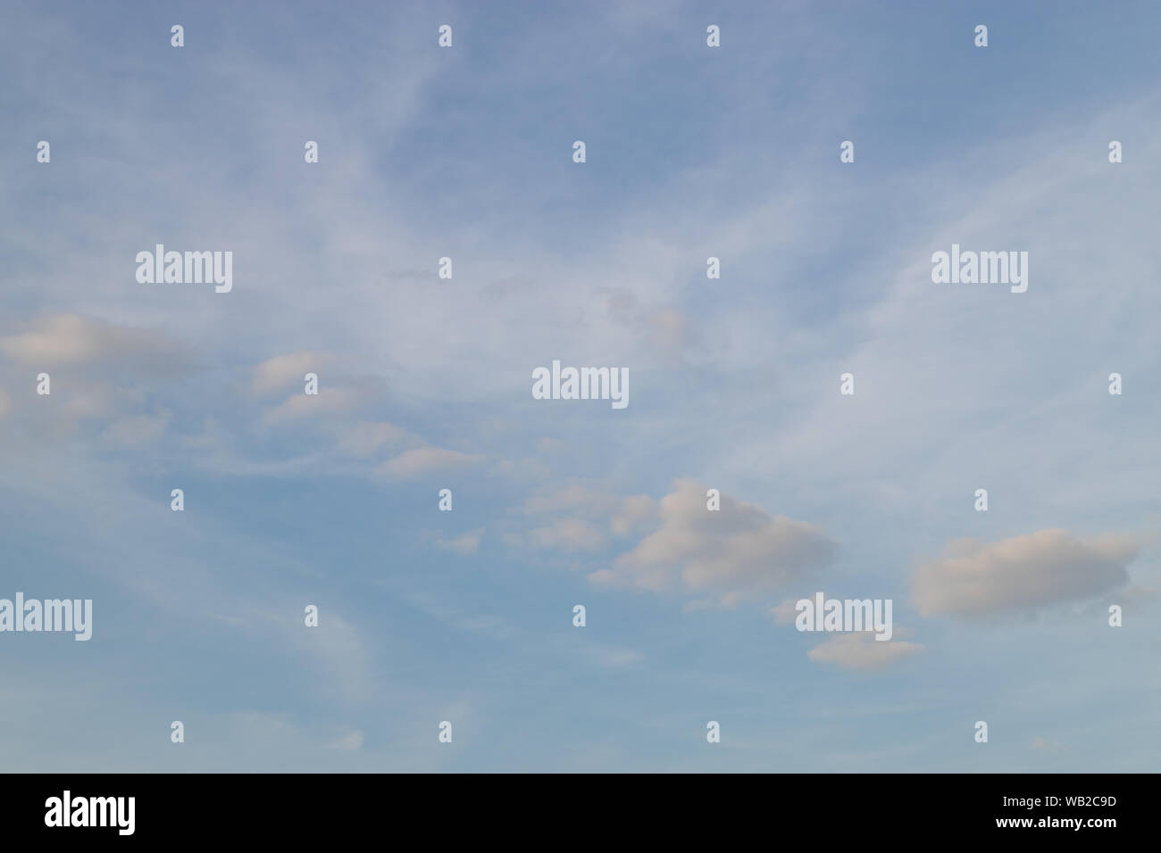 Sky background and snow-white clouds. For the designer. Poster banner ...