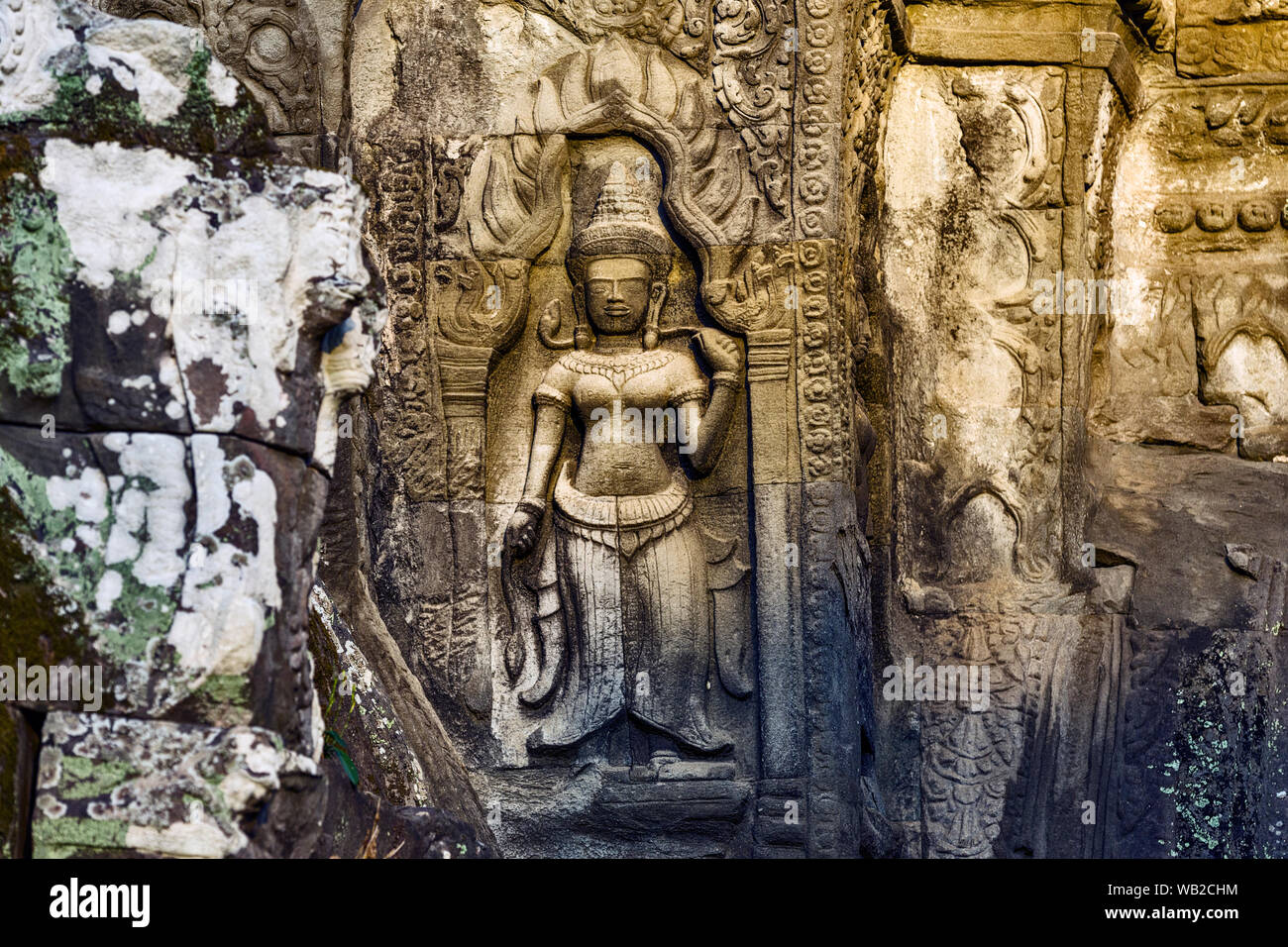 Devata are feminine deities or celestial nymphs with an enigmatic smile ...