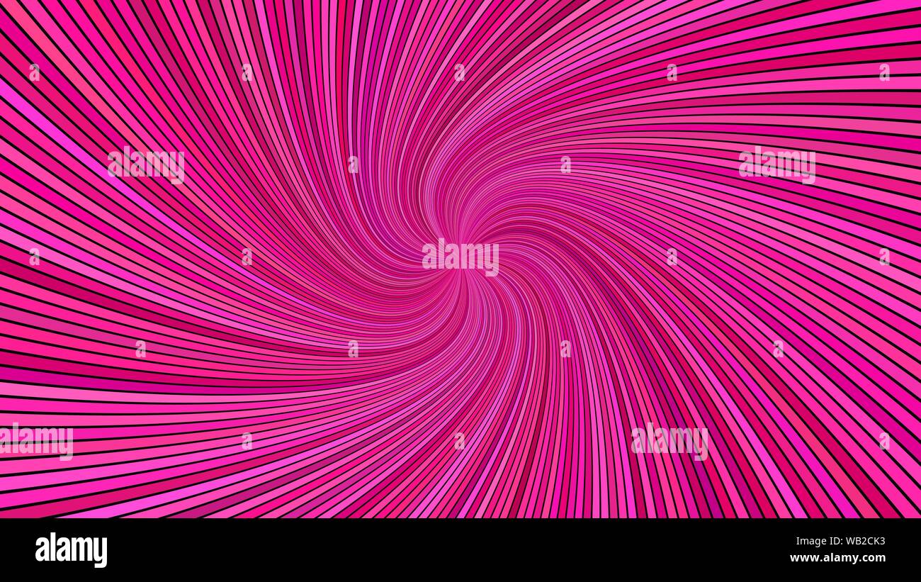 Pink abstract hypnotic spiral ray stripe background - vector graphic ...