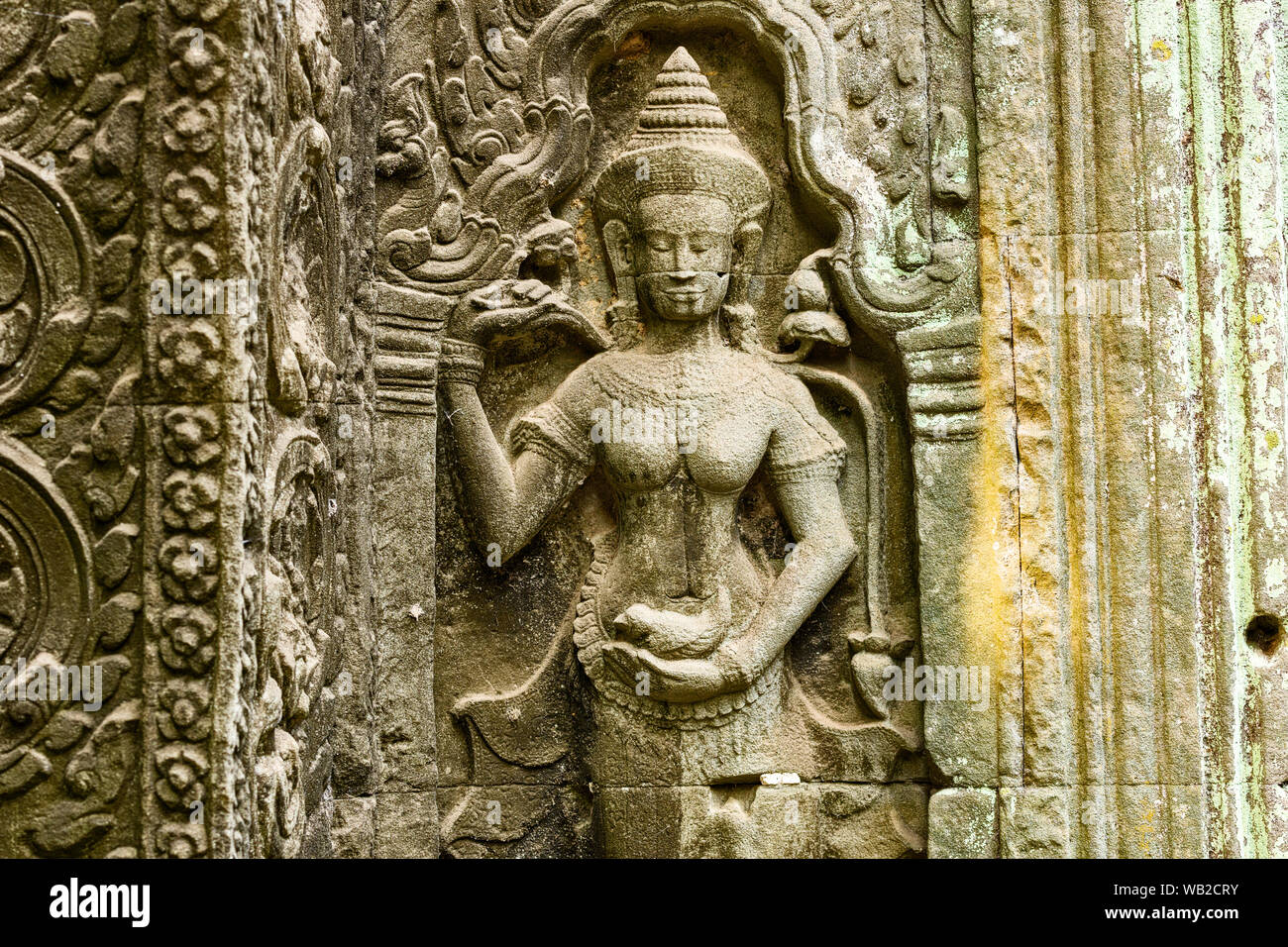 Devata are feminine deities or celestial nymphs with an enigmatic smile ...