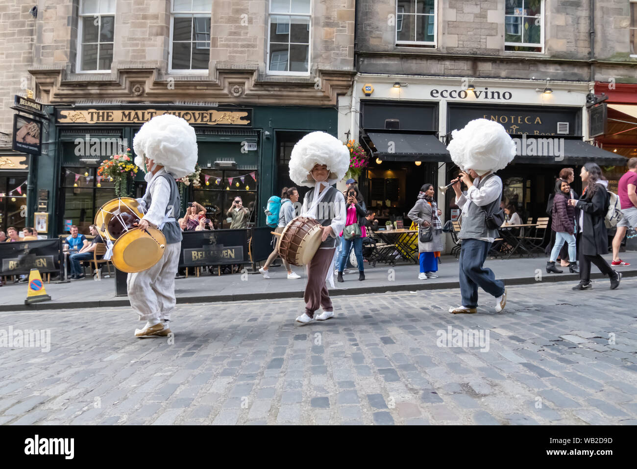 Edinburgh, Scotland, UK. 23rd August, 2019. Korean musicians performing ...
