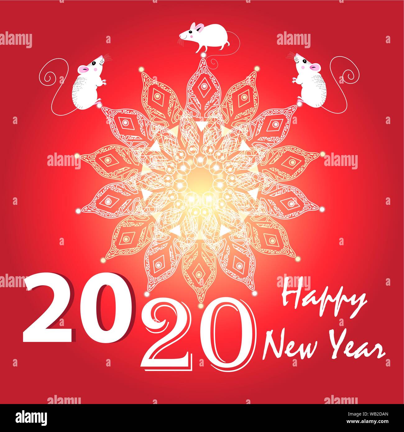 Christmas greeting card background animation Stock Vector Images - Alamy
