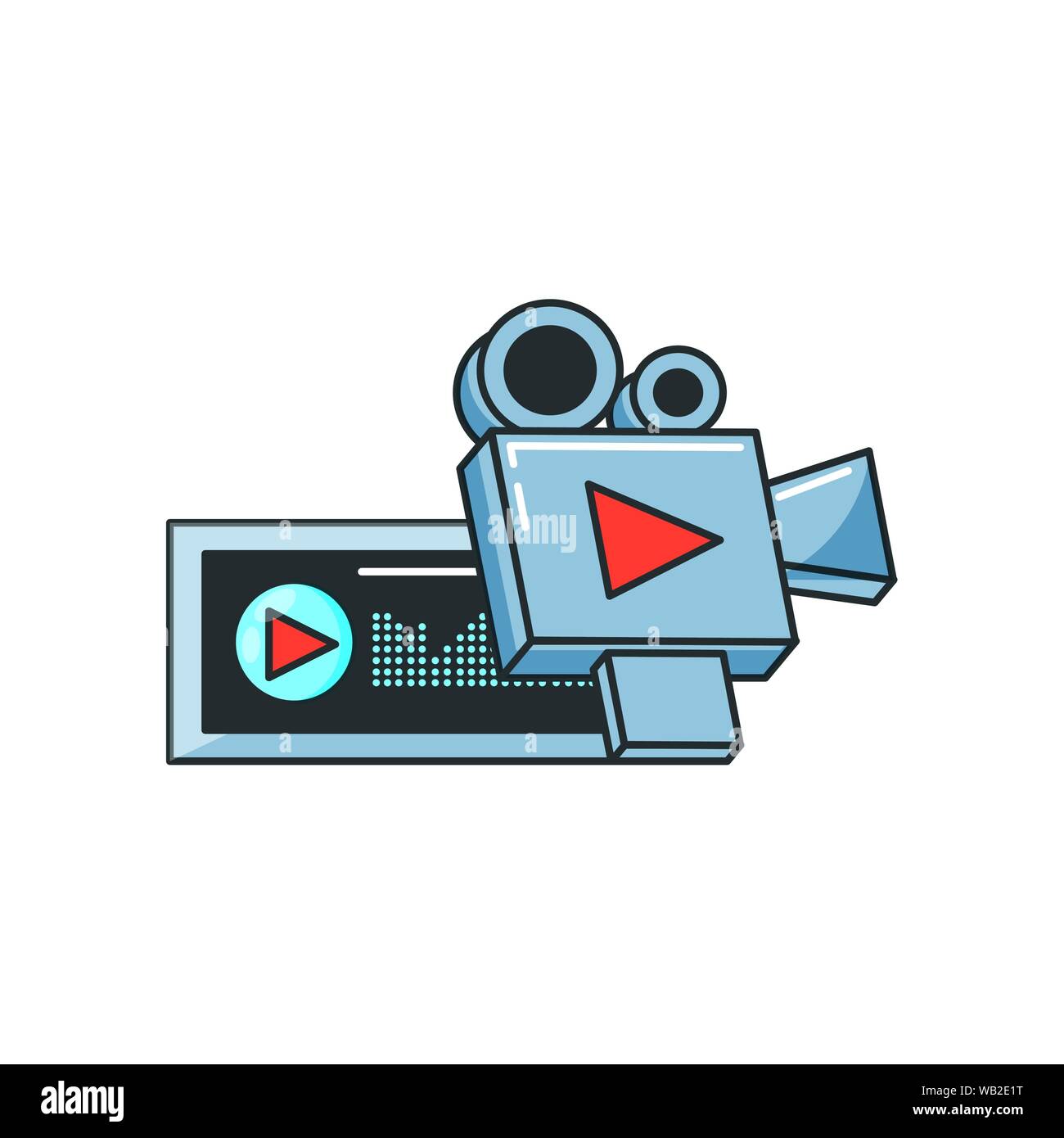 audio player display with sound graohic vector illustration design ...