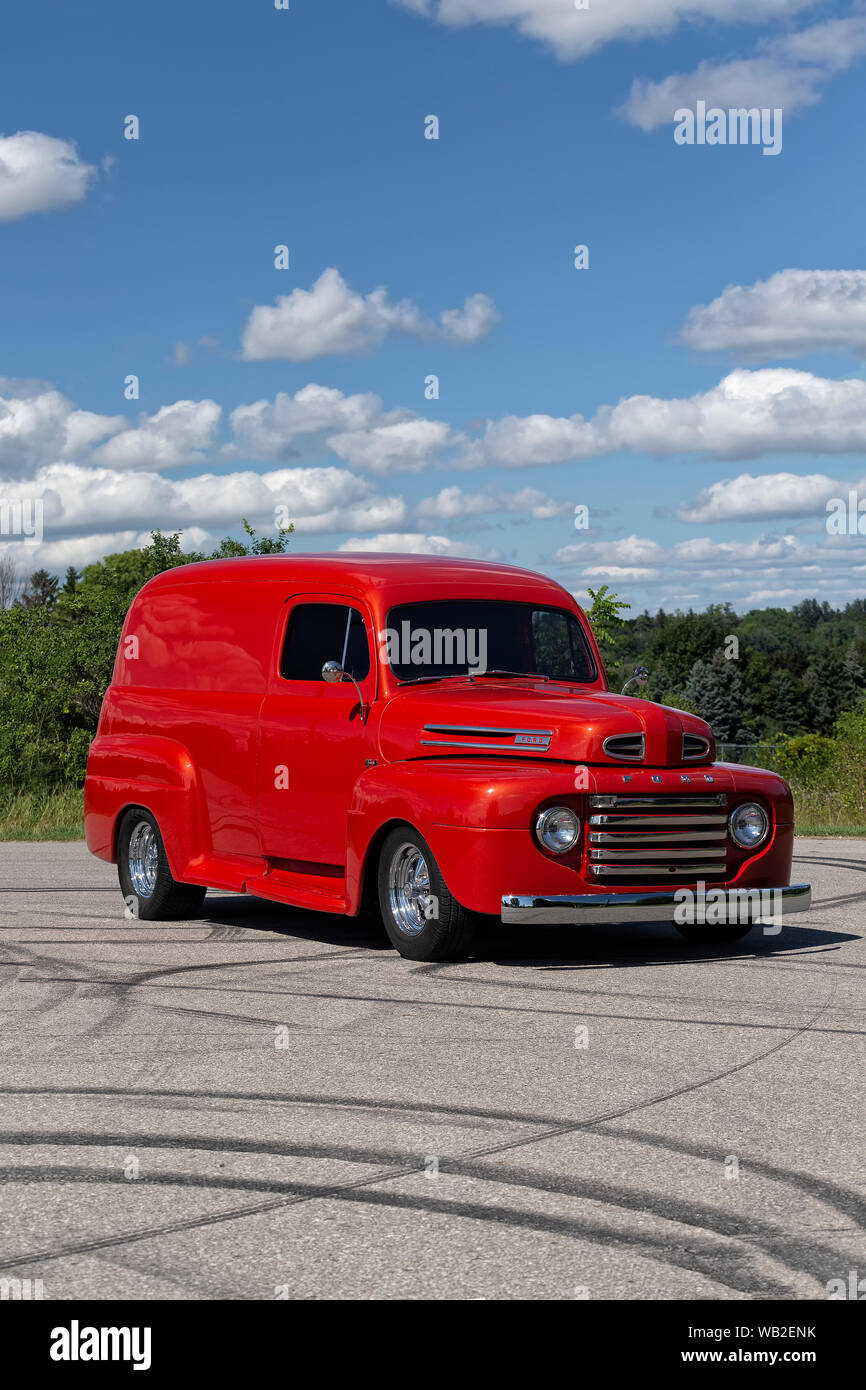 1949 Ford Custom Panel Truck Stock Photo - Alamy
