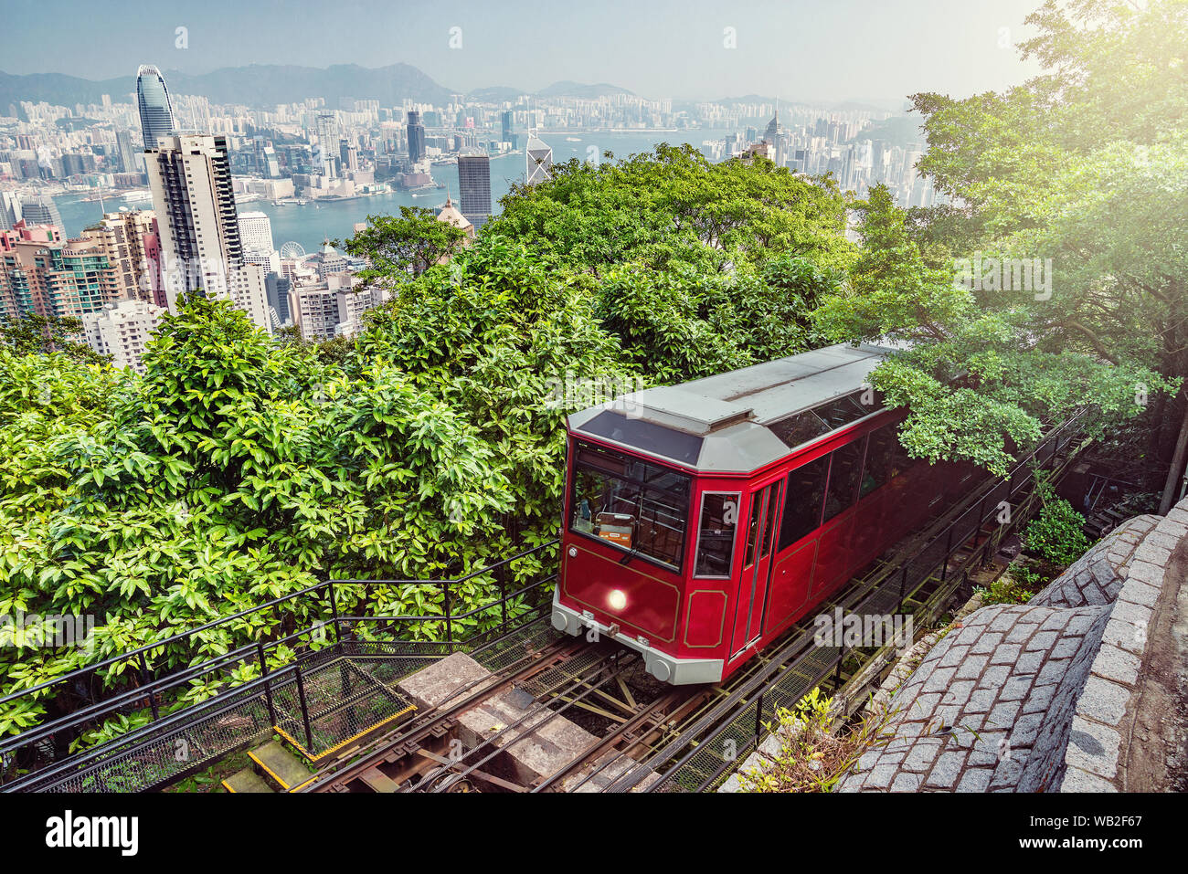Peak tram hong kong hi-res stock photography and images - Alamy